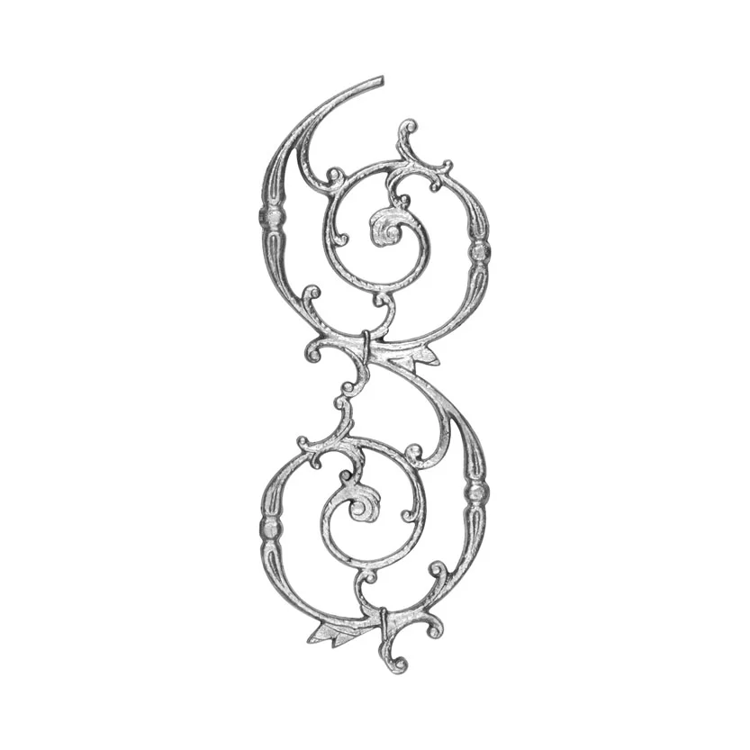 Hand Cast Aluminum Casting, Pontalba, 18-1/4" High, No Tabs