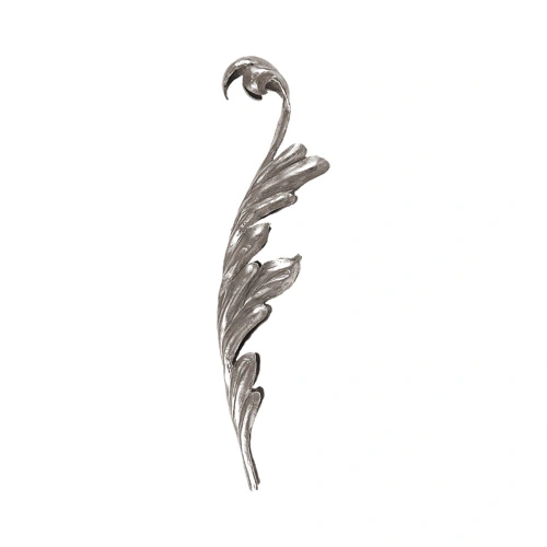 Forged Steel Leaf, 3-1/8" Width x 13-3/4" Height.