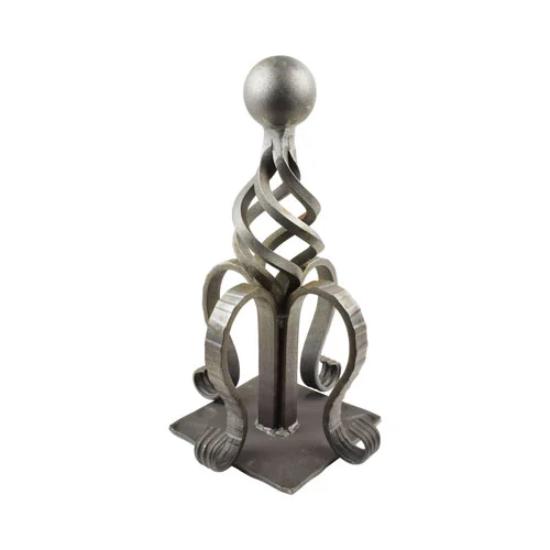 Post Top,Forged Steel, 8" Wide, 14-1/4" High