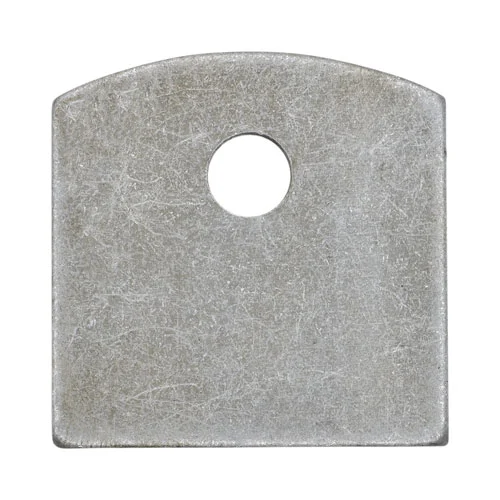 Steel Weld Tab, 7/16" Hole, 2" Width x 2" Height. .15 lbs