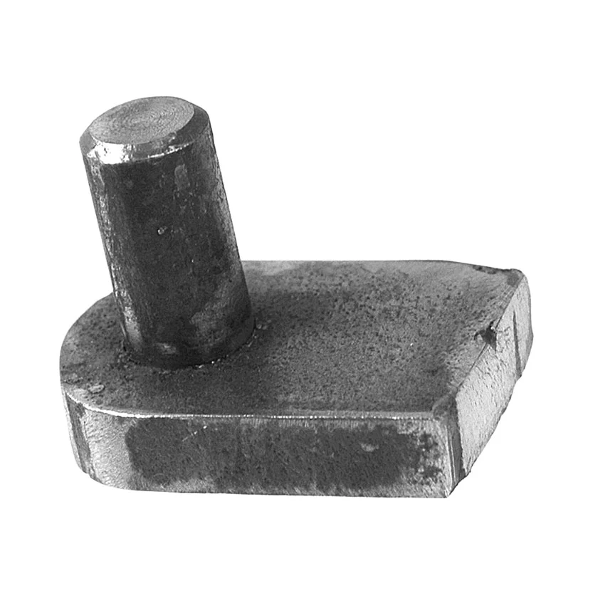 Non-Galvanized Weldable Steel Male Hinge Pin. 13/16" Pin, 1-5/8" H, 1-3 ...
