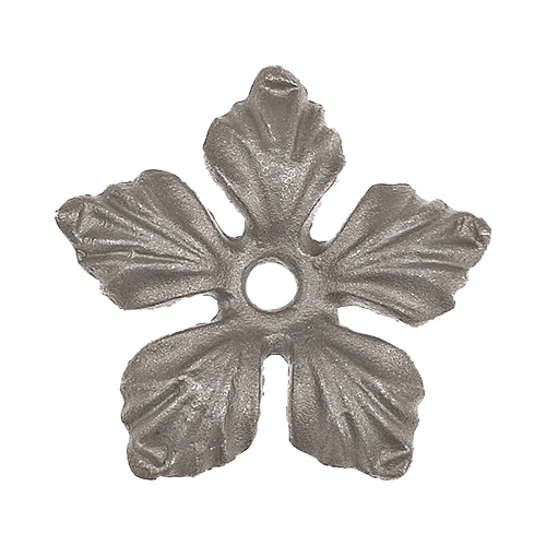Forged Steel Panel Leaf Design with Center Flower