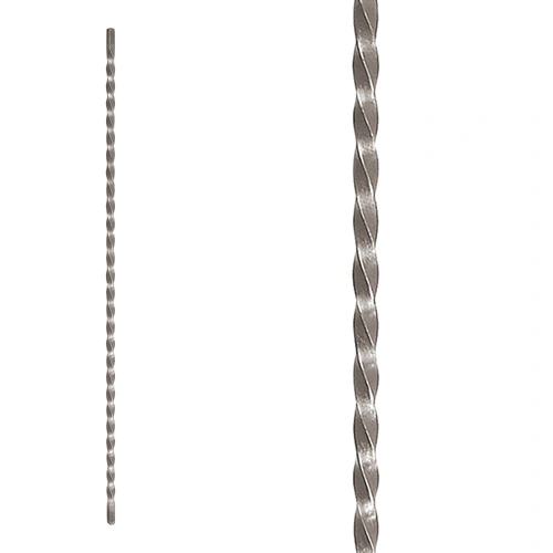 1/2" Sq Forged Steel Fully Twisted Baluster 35 7/16" H