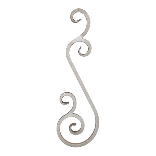 Forged Steel Gate Crest Scroll
