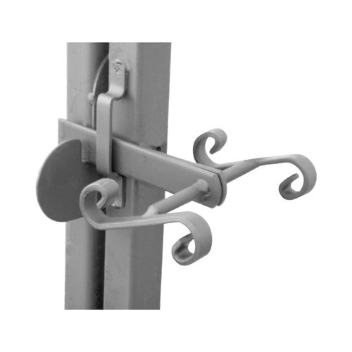 Weldable Slide 3/8" Bolt Latch, Steel, Painted Black. Includes Cuplier ...