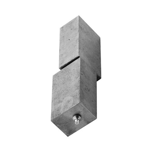 7" Rectangular Steel Block Hinge