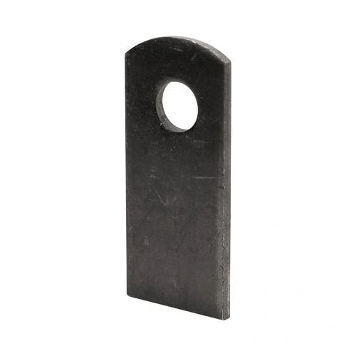 Steel Weld Tab, 3/8" Hole, 1/8" Thickness, 1" W, 2-3/8" H, .07 lbs
