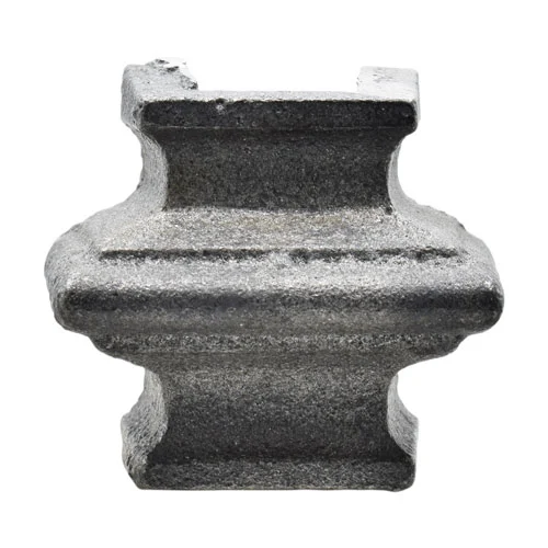 Cast Iron Half Knuckle. Overlays 5/8" Square, 5/8" Depth, 1-29/32" W, 1 ...