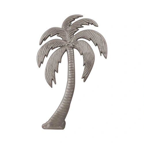 Cast Iron Palm Tree Casting, Left Hand, Single Faced. 9-1/16" W, 14-9/ ...