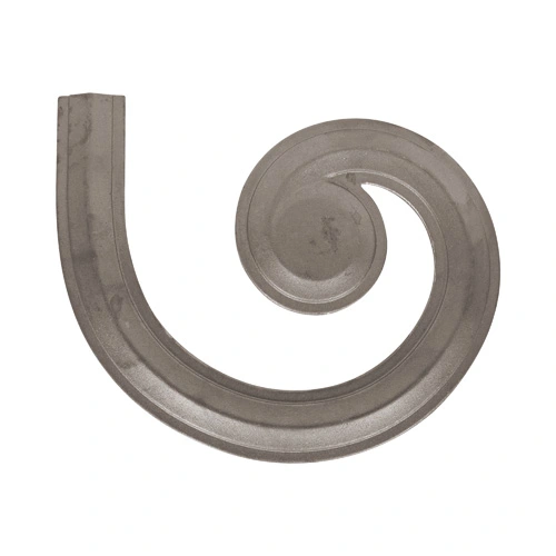 Cast Iron Right Handed Molded Handrail Lateral for 1-3/4 " Molded Cover ...