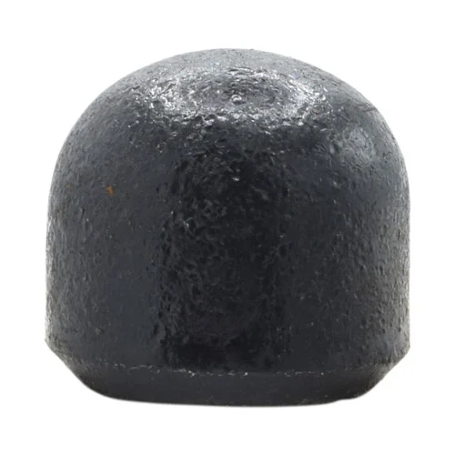 Black Steel Termination Cap